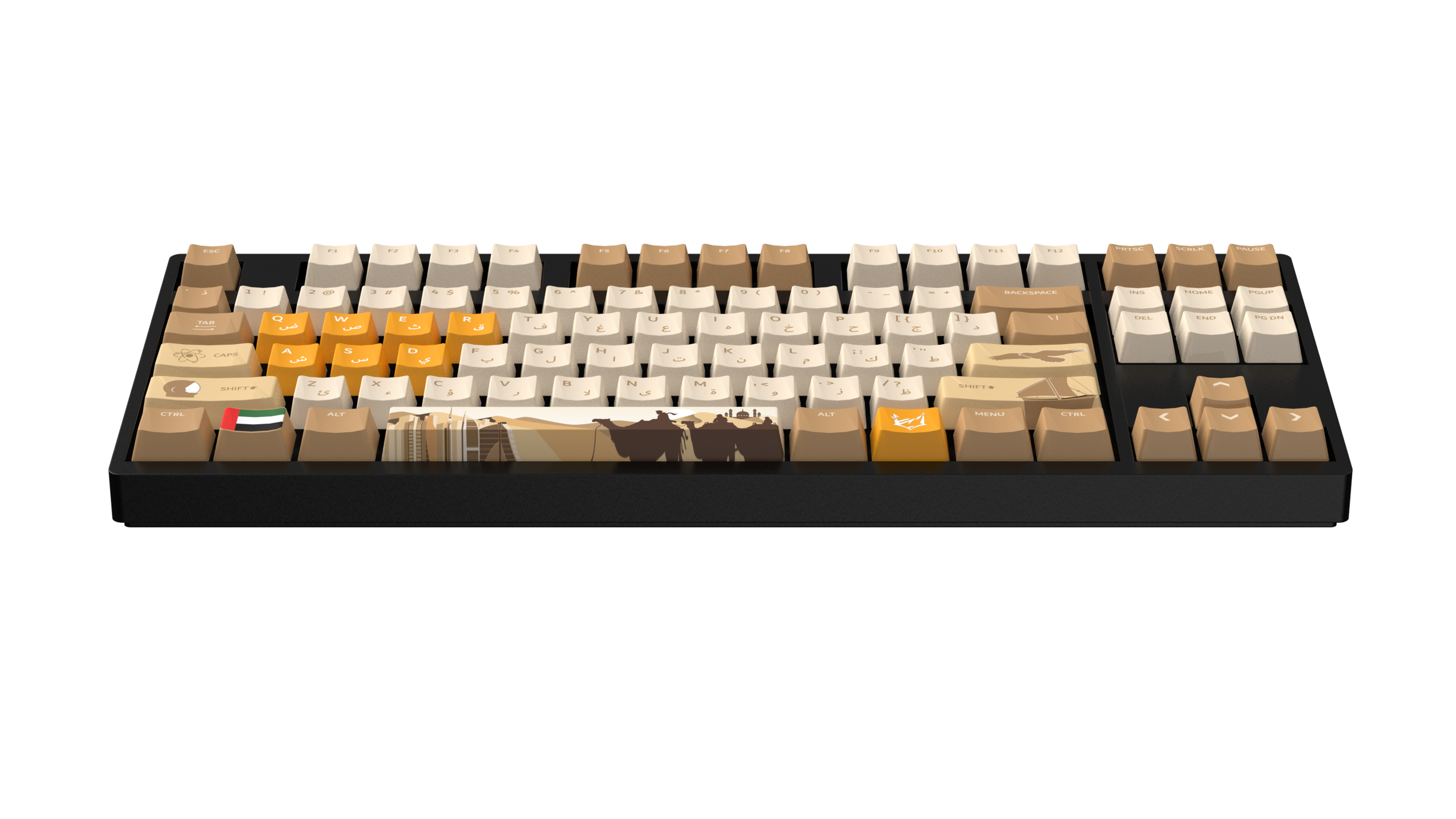 Mirage 87 - UAE Limited Edition Gaming Keyboard — Foxlabs